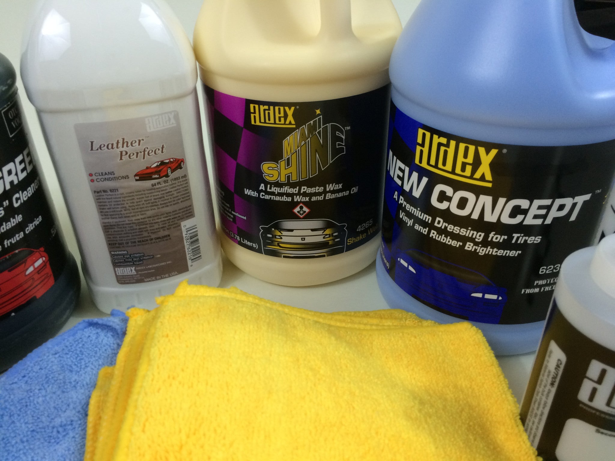 Car Detailing Pro Kit - with Leather Cleaner Conditioner - Ardex Auto ...